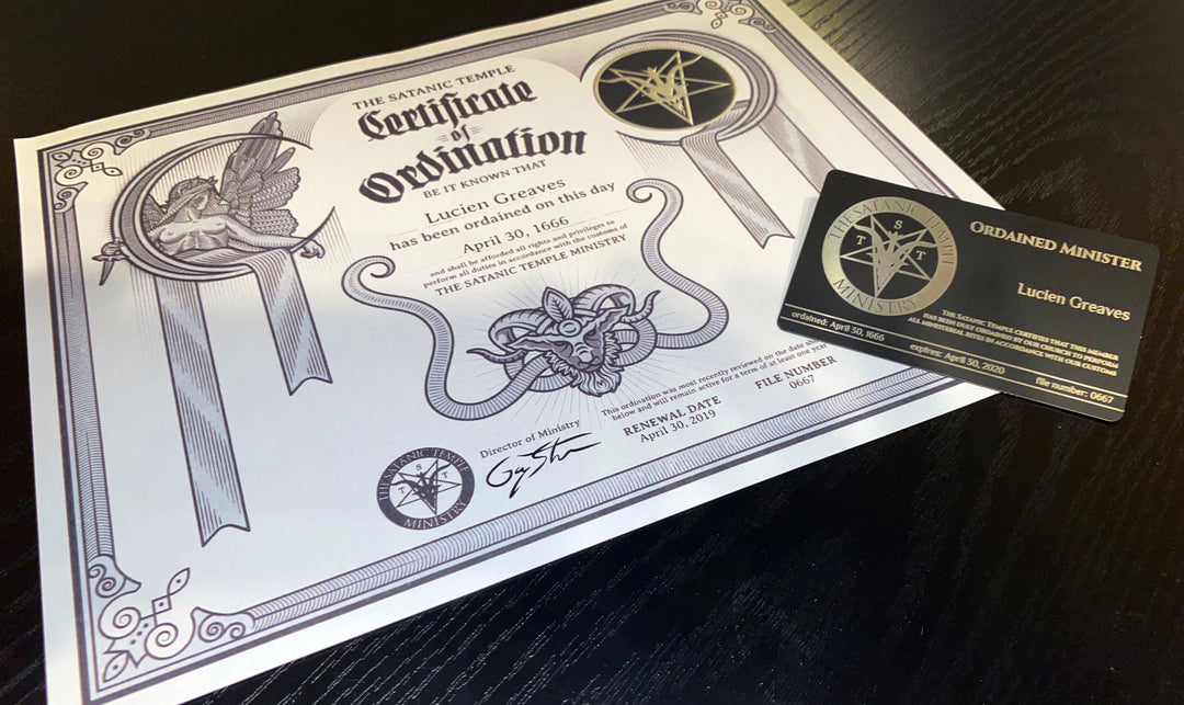 Credentials & Documents – Minister Supplies Store